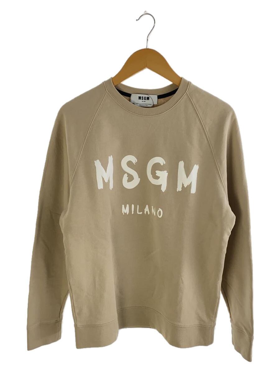MSGM(エムエスジーエム) / スウェット/S/コットン/BEG/2940MM104 | 古着の販売・通販ならセカンドストリート
