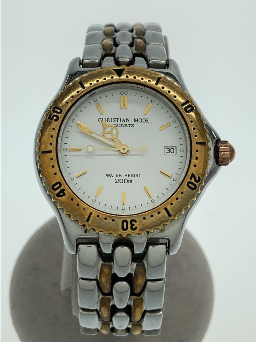 CHRISTIAN MODE(クリスチャンモード) / クォーツ腕時計/アナログ/ステンレス/WHT/CM-0008 | 中古品の販売・通販 ...