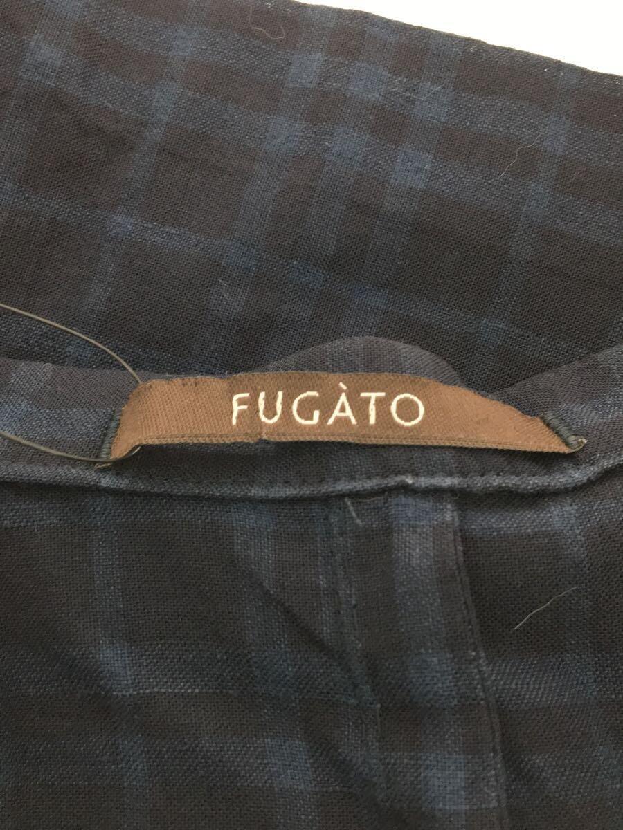 FUGATO(フガート) / テーラードジャケット/--/リネン/NVY/チェック/117-00-0046 | 古着の販売・通販ならセカンドストリート