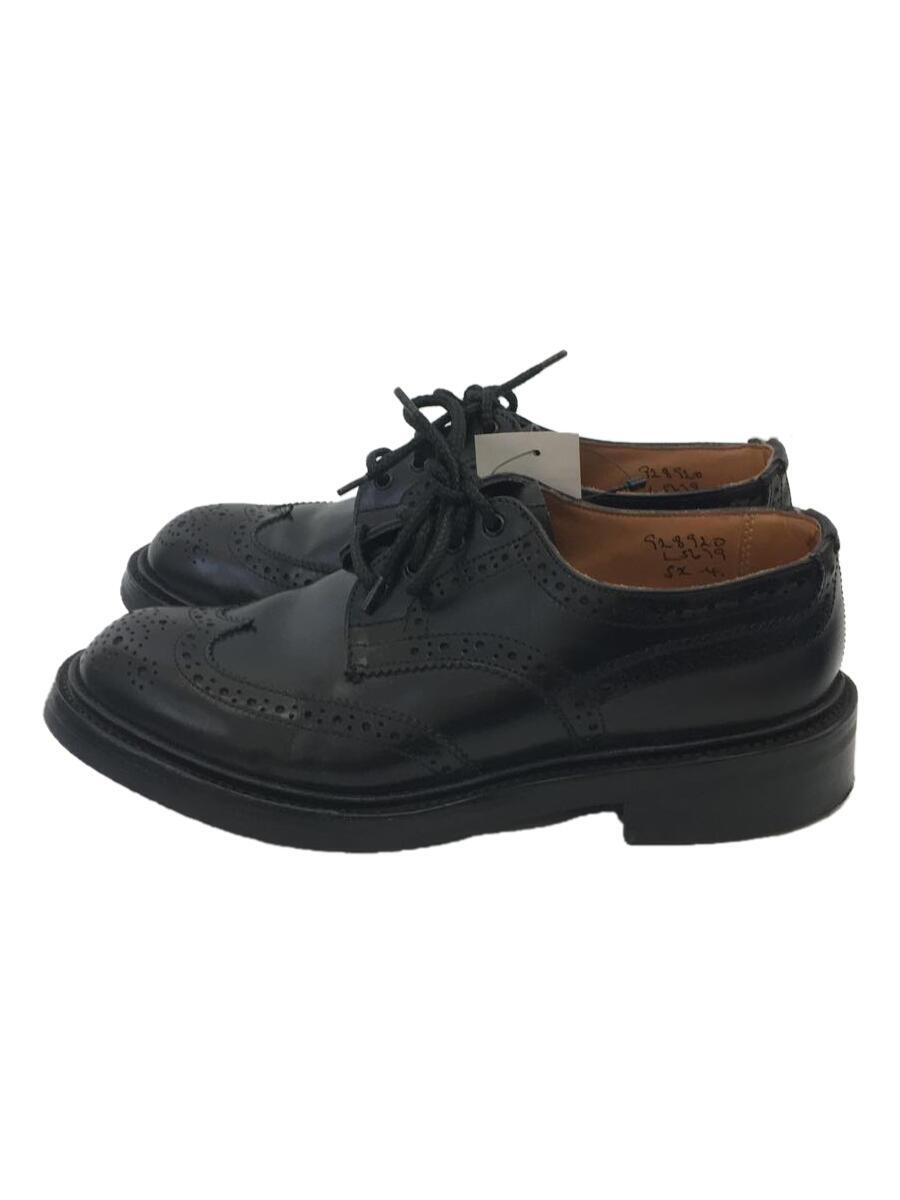 Tricker’s(トリッカーズ) / ウイングチップ/カントリーシューズ/UK5.5/BLK/レザー/L5679 | 中古品の販売・通販なら ...