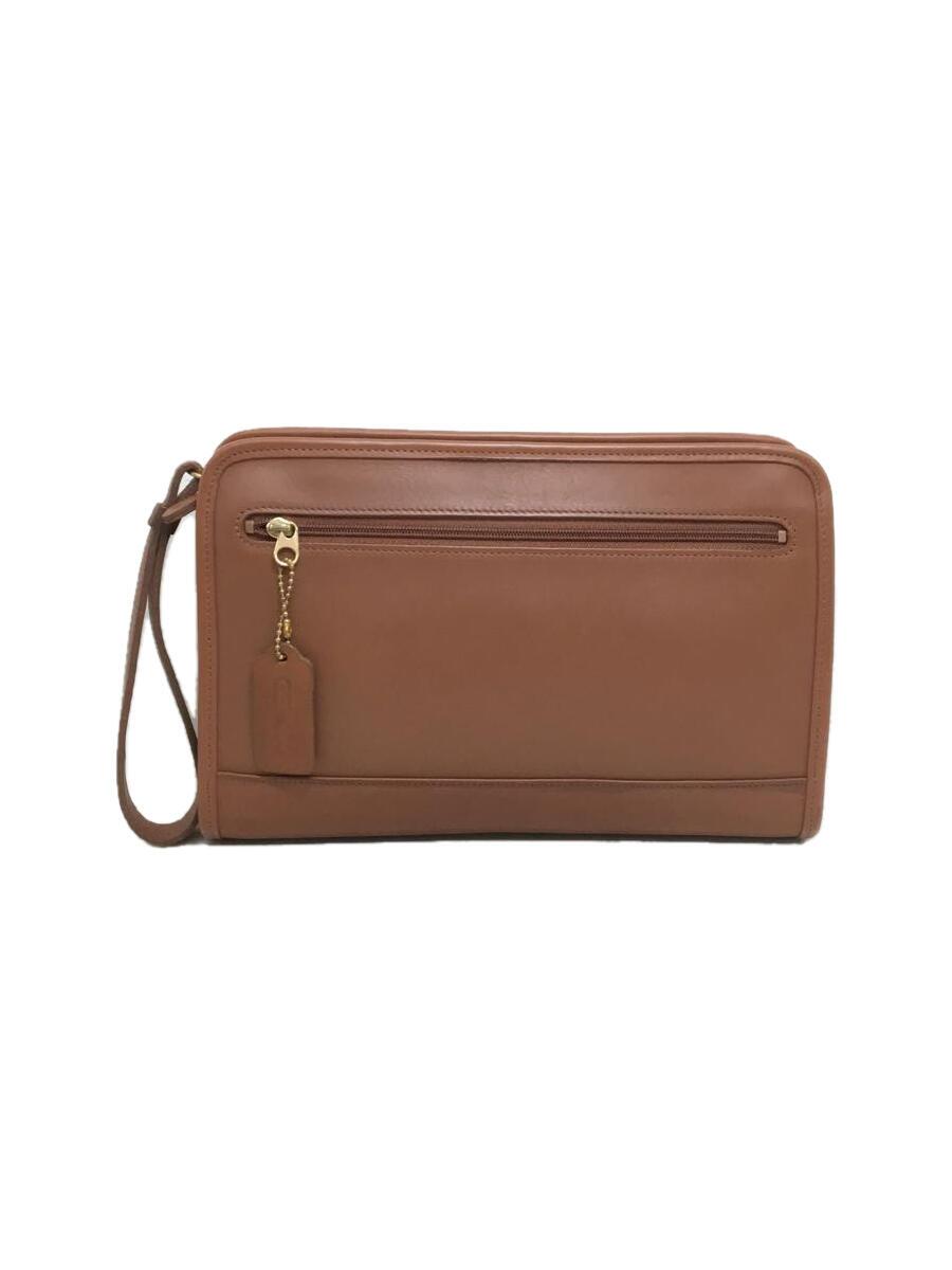 COACH(コーチ) / セカンドバッグ/レザー/BRW/ブラウン/無地/9833/オールド/シミ有 | 中古品の販売・通販ならセカンドストリート
