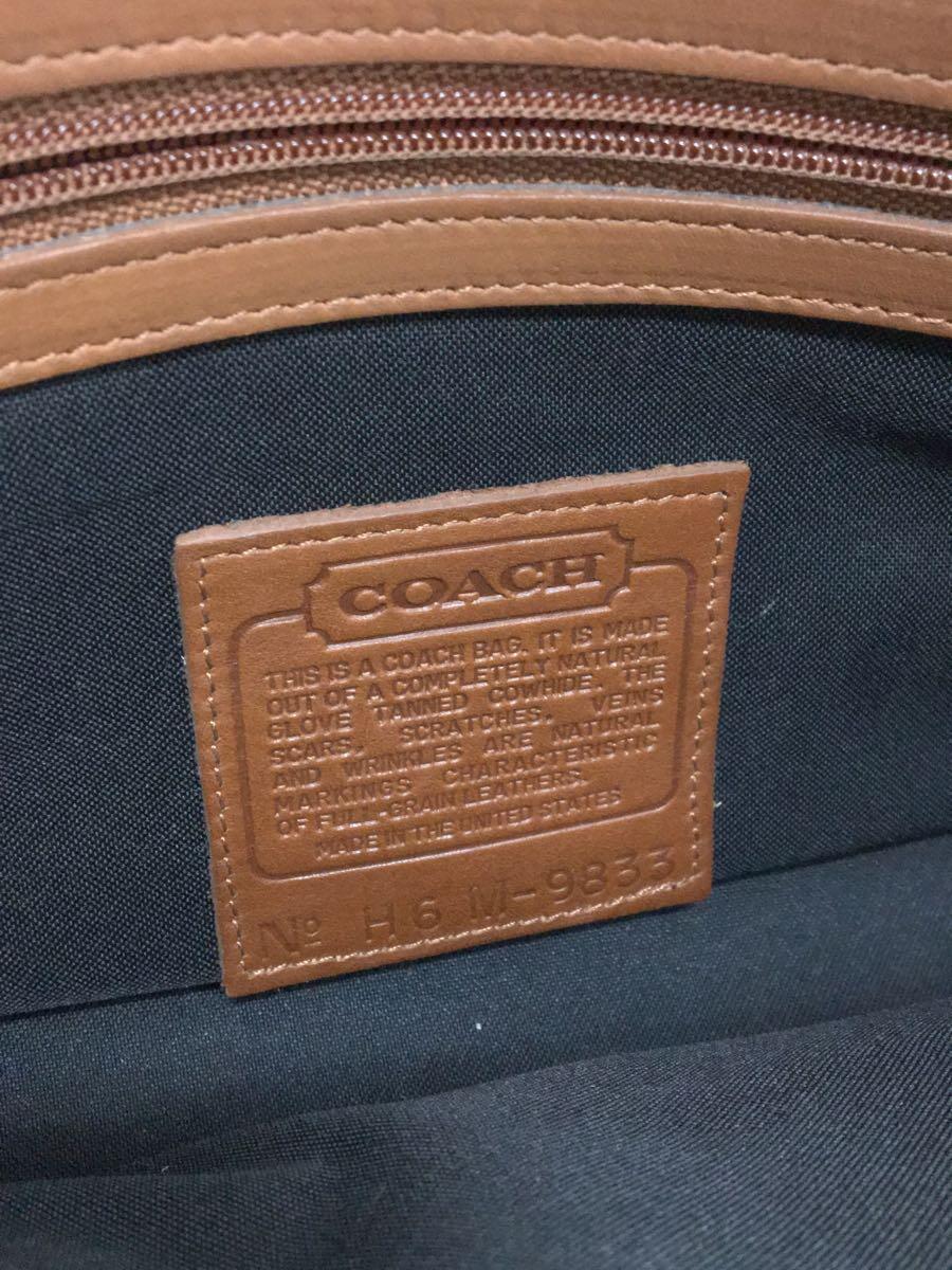 COACH(コーチ) / セカンドバッグ/レザー/BRW/ブラウン/無地/9833/オールド/シミ有 | 中古品の販売・通販ならセカンドストリート