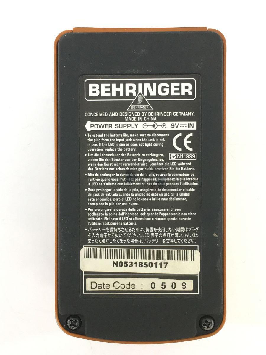 BEHRINGER(ベリンガー) / ut100 ベリンガー/エフェクター/クラシックトレモロペダル/UT100 | 中古品の販売・通販なら ...