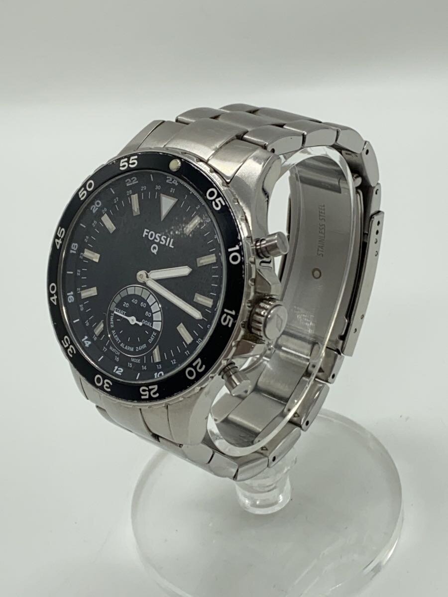 FOSSIL(フォッシル) / クォーツ腕時計/アナログ/ステンレス/BLK/SLV/FTW1126 251609 | 中古品の販売・通販なら ...