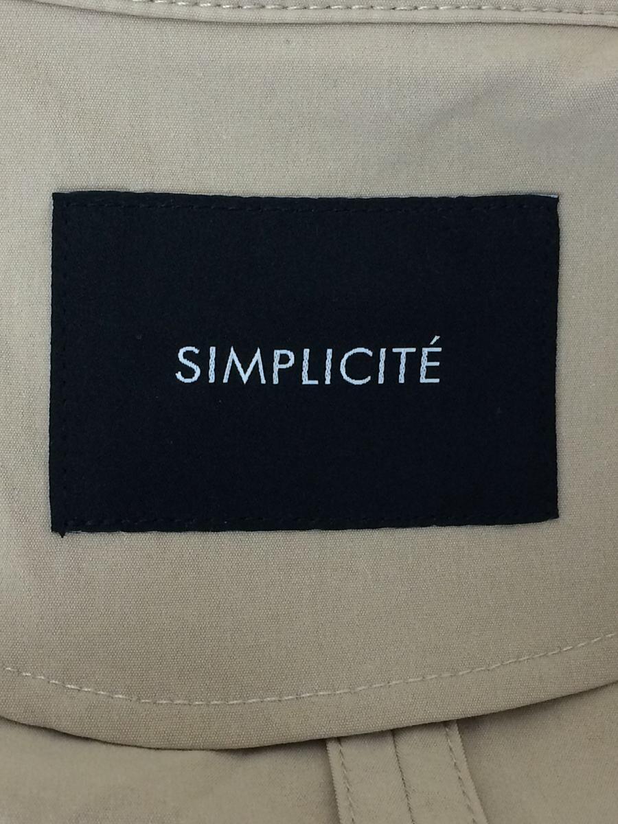 Simplicite(シンプリシテェ) / 20-020-700-2040-1-0/ライトチェスターコート/トレンチコート/ポリエステル/BEG/無地 | 古着の販売・通販ならセカンドストリート