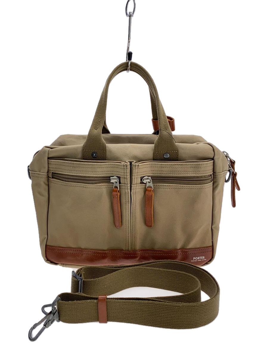 PORTER(ポーター) / 2WAYボストンバッグ フィールド/キャンバス/BEG/無地/706-04021 | 中古品の販売・通販なら ...