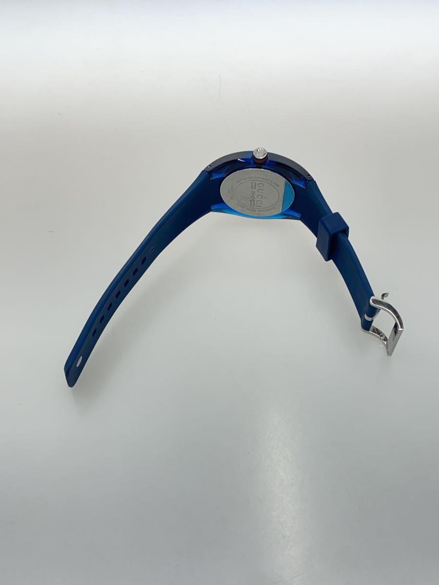 GUCCI(グッチ) / SYNC/クォーツ腕時計/アナログ/ステンレス/BLU/BLU/137.1/ベルト傷有り | 中古品の販売・通販なら ...