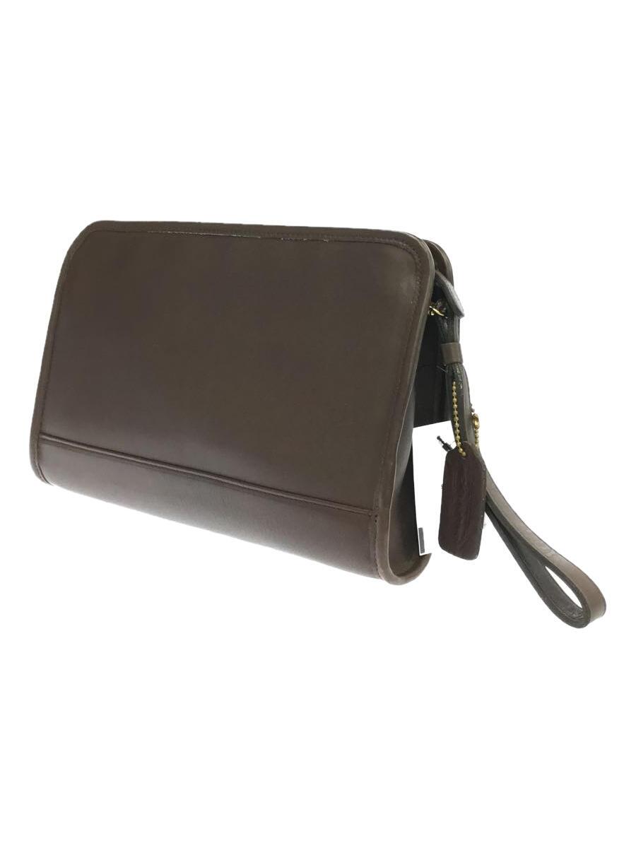 COACH(コーチ) / セカンドバッグ/レザー/BRW/無地/9833 | 中古品の販売・通販ならセカンドストリート