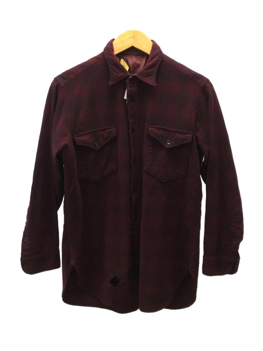 PENDLETON(ペンドルトン) / 50s/VINTAGE/長袖シャツ/16.5/ウール/BRD/チェック//ダメージ有 | 古着の販売・通販ならセカンドストリート