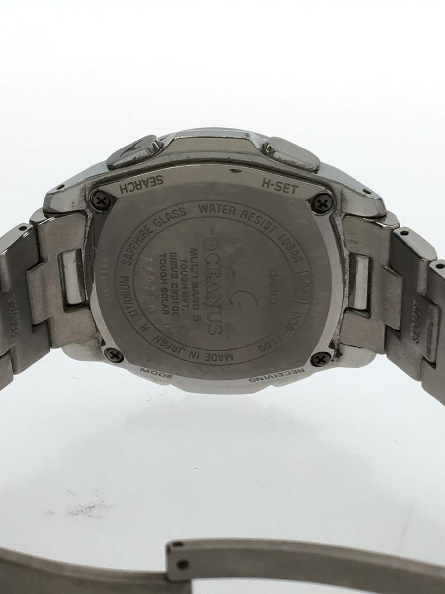 CASIO(カシオ) / ソーラー腕時計/アナログ/ステンレス/グレー/シルバー/OCW-T100 | 中古品の販売・通販ならセカンドストリート