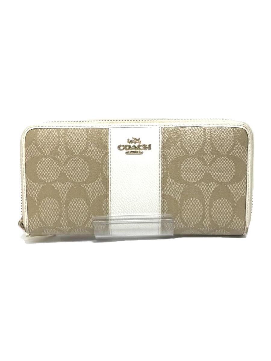 COACH(コーチ) / コーチ/長財布/ビニール/ベージュ/レディース | 中古品の販売・通販ならセカンドストリート