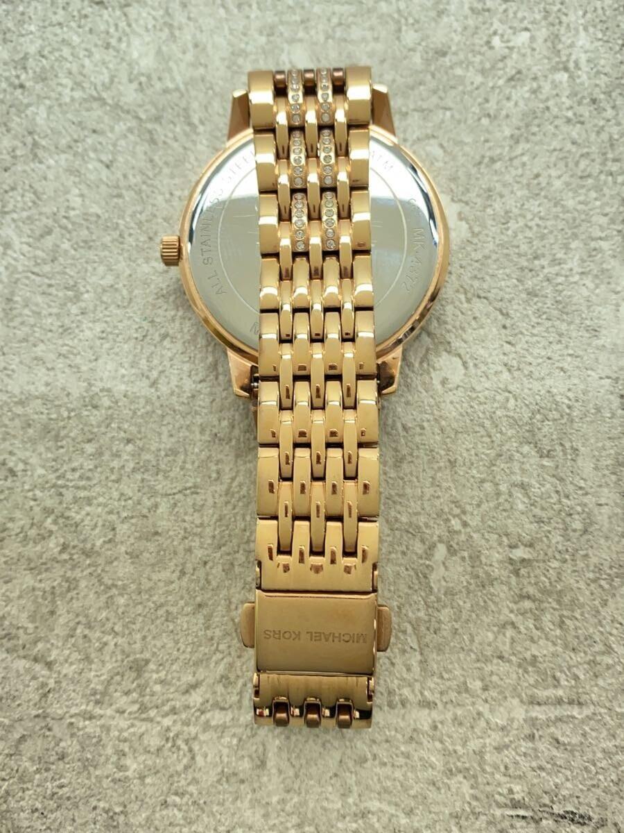 MICHAEL KORS(マイケルコース) / クォーツ腕時計/アナログ/PNK/PNK/MK-4372 | 中古品の販売・通販ならセカンドストリート