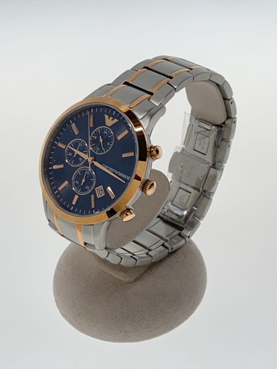 EMPORIO ARMANI(エンポリオアルマーニ) / カフスSET/クォーツ腕時計/アナログ/ステンレス/AR80025 | 中古品の販売 ...