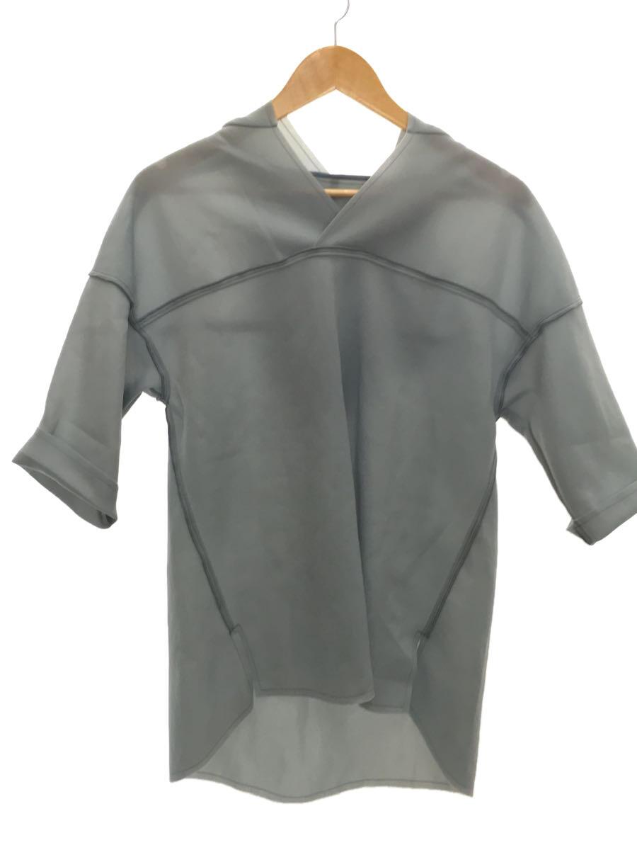 AMERI(アメリヴィンテージ) / 半袖カットソー/20SS/SHEER SKIPPER HOODIE/FREE/ナイロン/BLU/ | 古着の販売・通販ならセカンドストリート