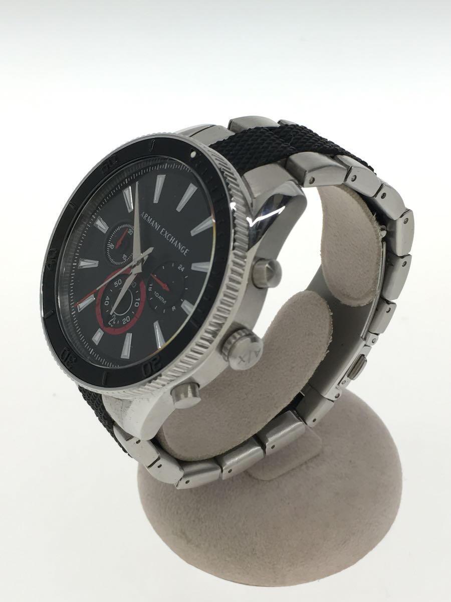 ARMANI EXCHANGE(アルマーニエクスチェンジ) / クォーツ腕時計/アナログ/ステンレス/BLK/SLV/AX1813 | 中古品 ...