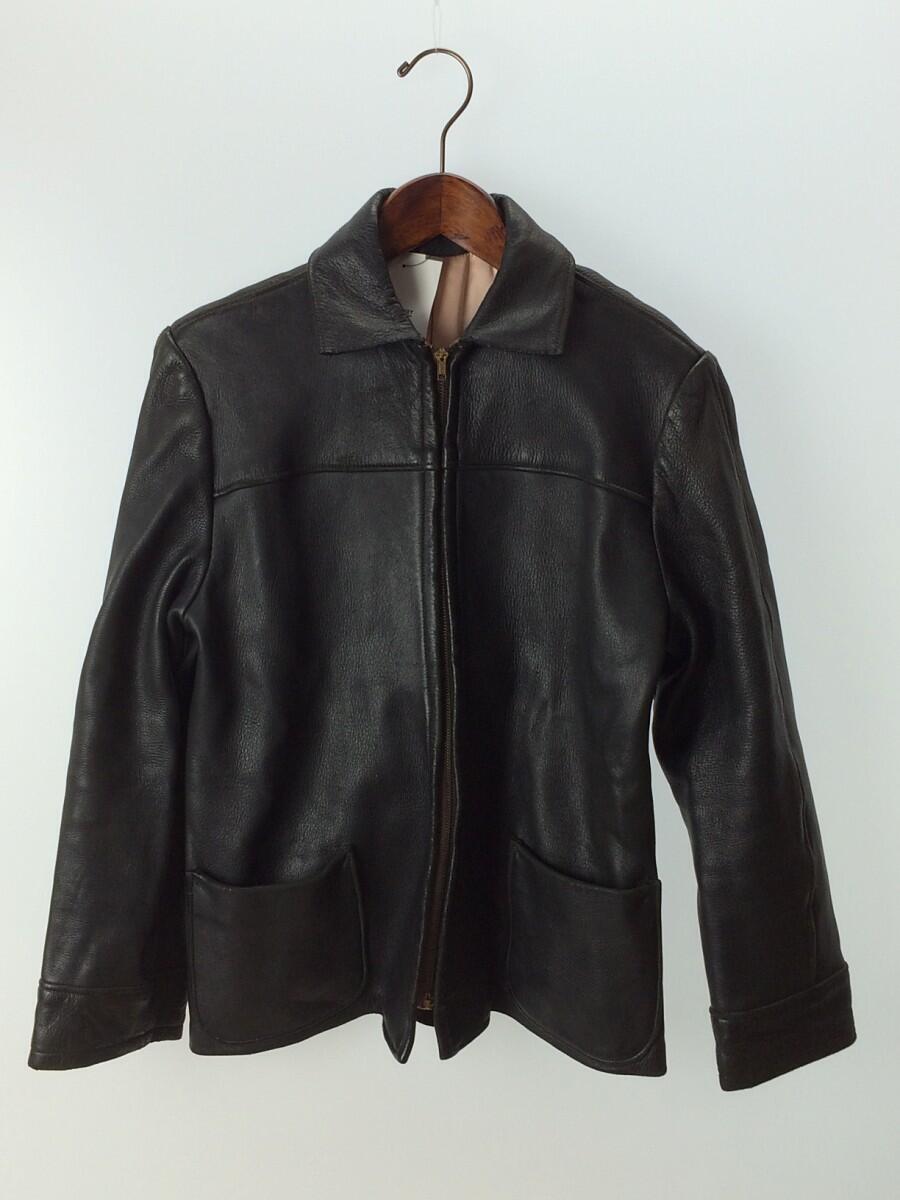 Vintage([ガッキ]ビンテージ) / レザージャケット・ブルゾン/ブラック/MILFUR/50s/50年代/IDEAL/片爪式 | 古着 ...