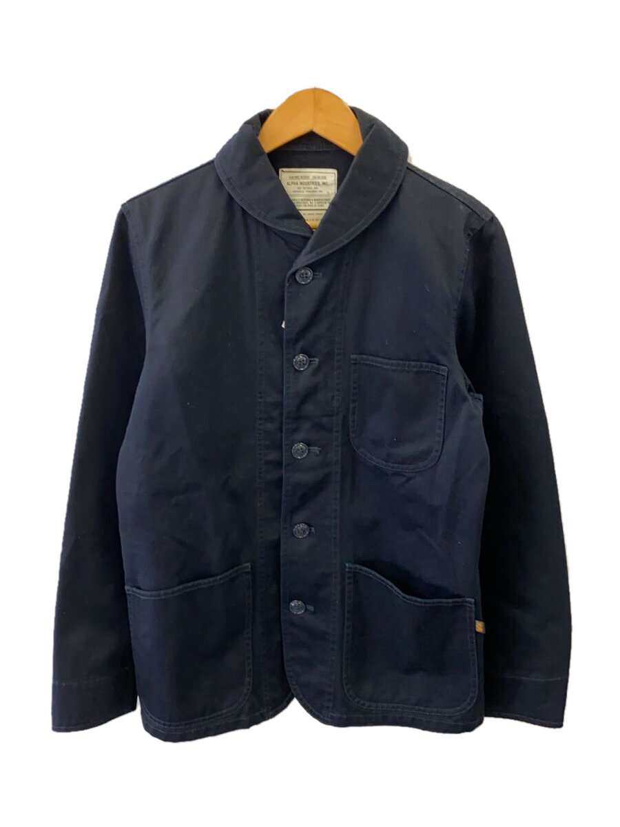 ALPHA INDUSTRIES(アルファインダストリーズ) / ショールカラー/カバーオール/M/コットン/BLK/20526-067 ...