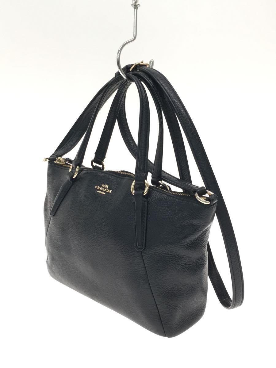 COACH(コーチ) / ショルダーバッグ/レザー/BLK/無地/F57563 | 中古品の販売・通販ならセカンドストリート