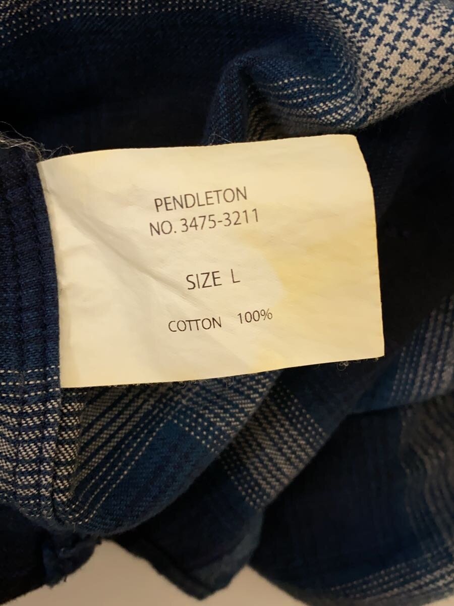 PENDLETON(ペンドルトン) / PENDLETON/長袖シャツ/L/コットン/BLU/オンブレCK/3475-3211/2023AW | 古着の販売・通販ならセカンドストリート
