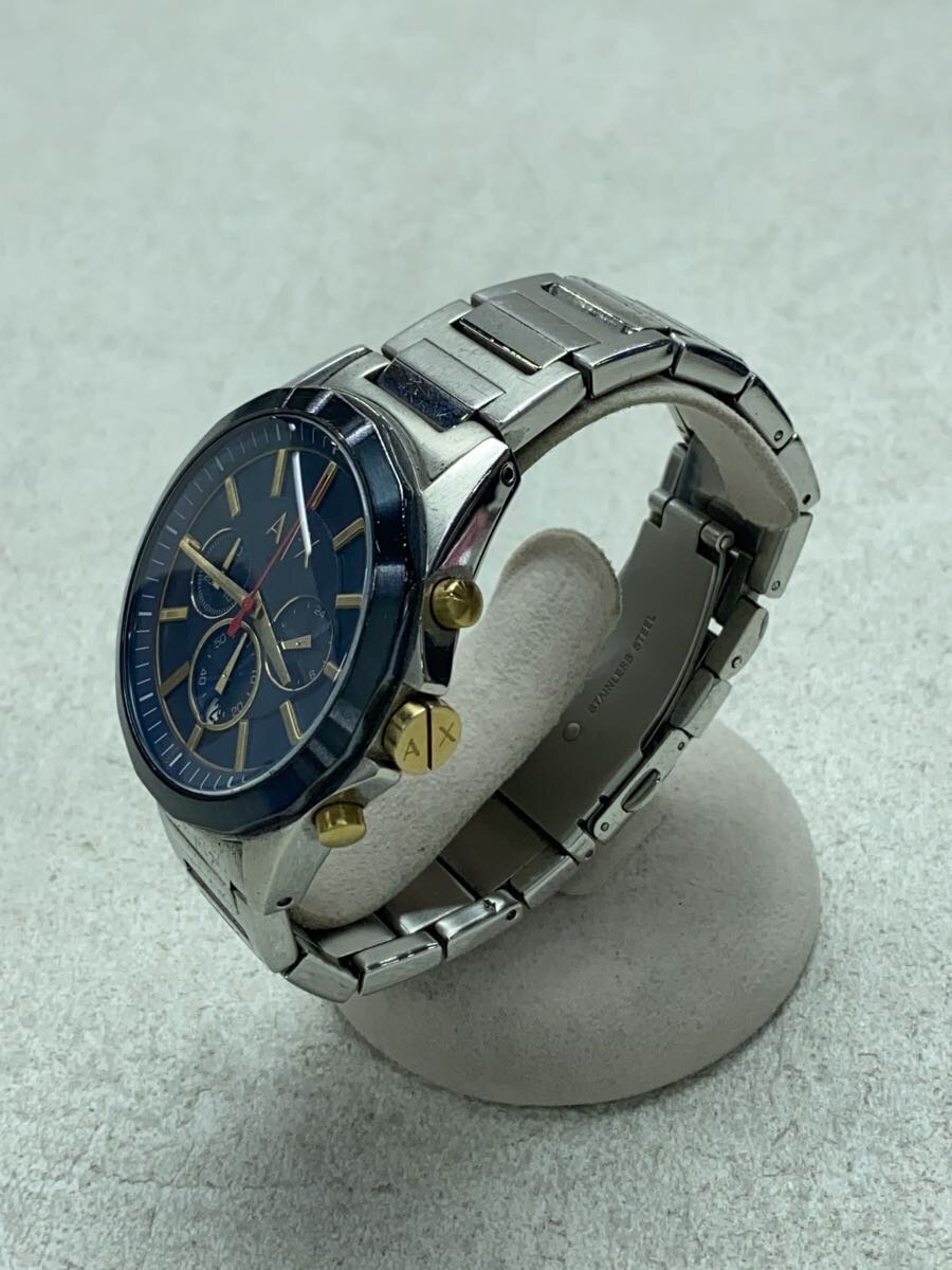 ARMANI EXCHANGE(アルマーニエクスチェンジ) / クォーツ腕時計/アナログ/ステンレス/NVY/SLV/AX2614 | 中古品 ...