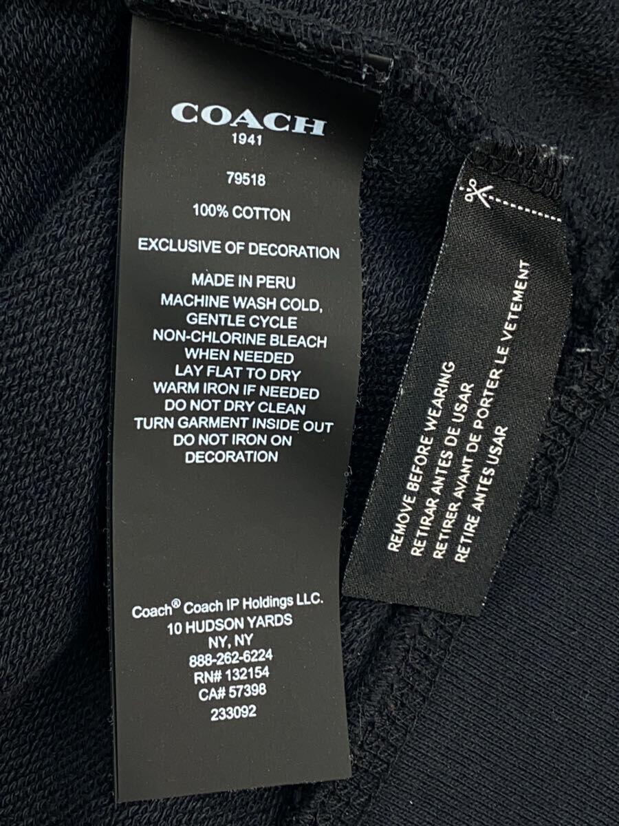 COACH(コーチ) / HORSE AND CARRIAGE TAPE HOODIE/パーカー/M/コットン/BLK/79518 | 古着の ...