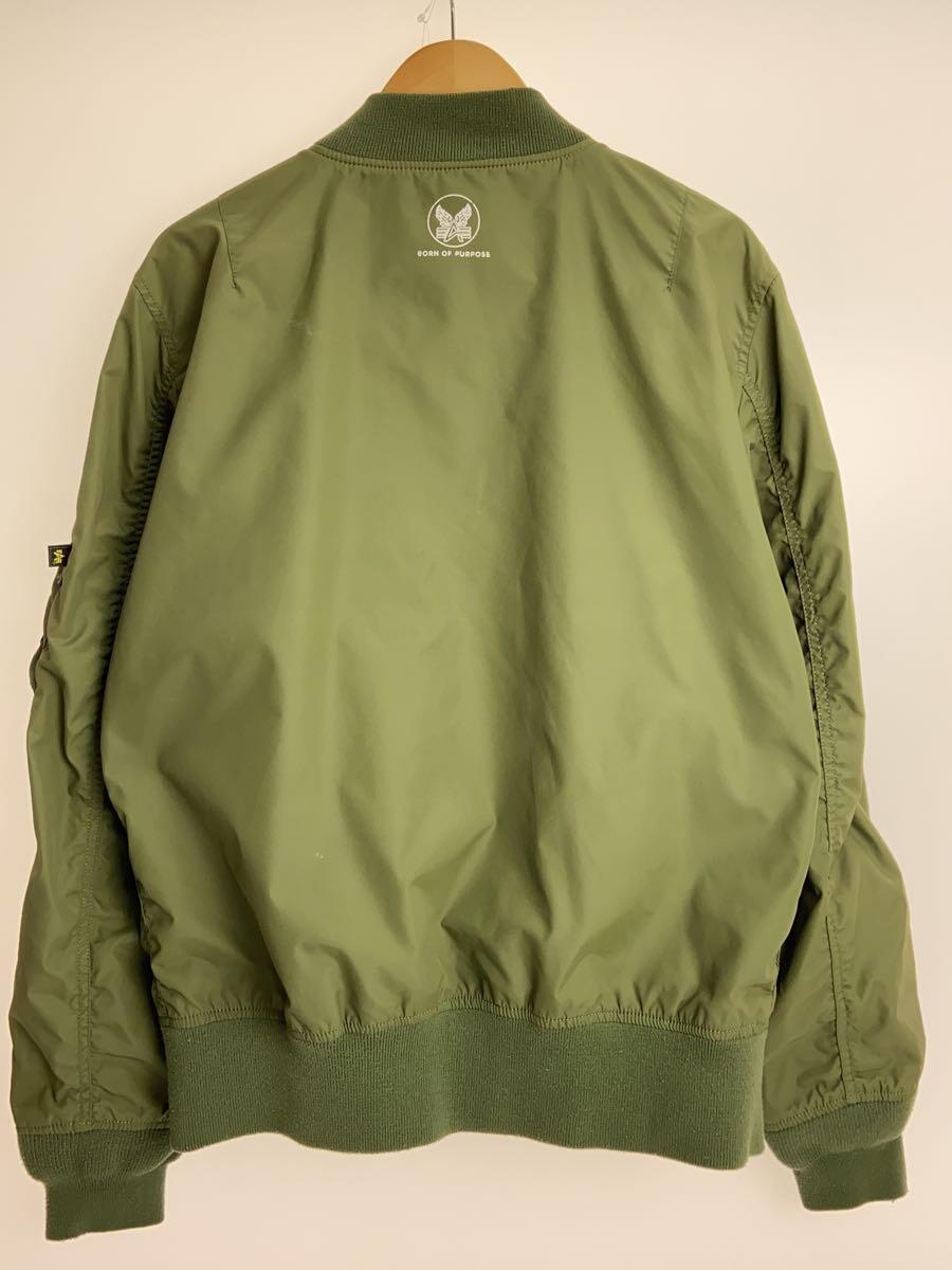 ALPHA INDUSTRIES(アルファインダストリーズ) / フライトジャケット/XL/ナイロン/GRN/無地/1456789 | 古着の ...