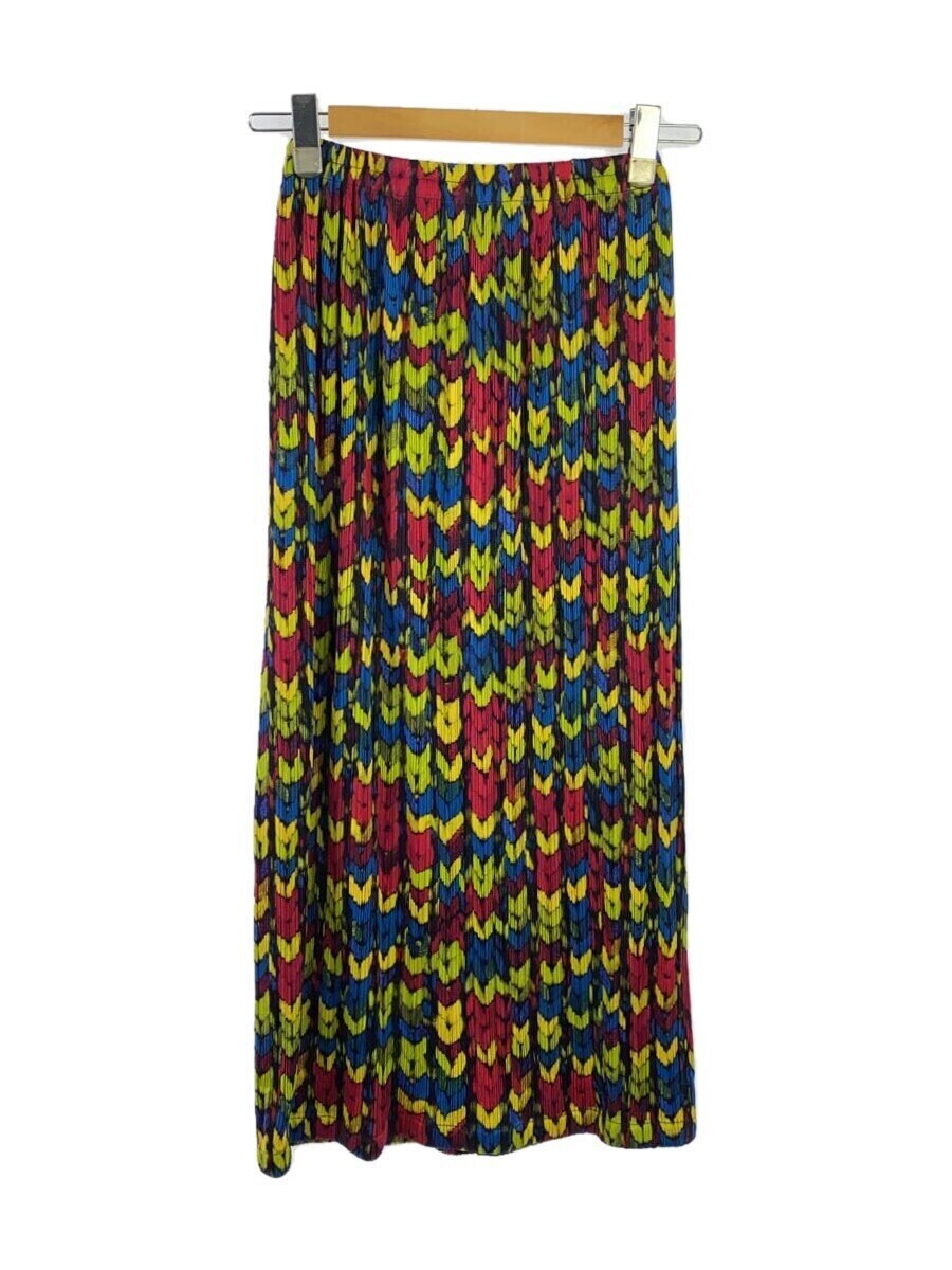 PLEATS PLEASE ISSEY MIYAKE(プリーツプリーズイッセイミヤケ) / 総柄プリーツスカート/2/ポリエステル/マルチ ...