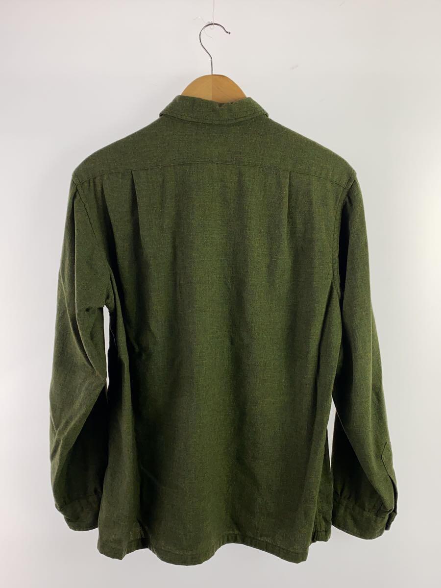 PENDLETON(ペンドルトン) / 長袖シャツ/M/ウール/GRN/右袖一か所所リペアあり/60s/単色 | 古着の販売・通販ならセカンドストリート