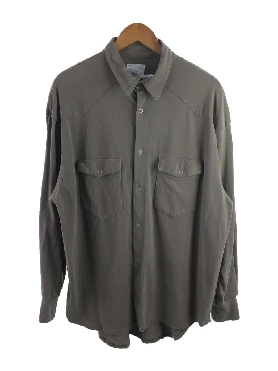 その他ブランド(ソノタブランド) / 20AW/ウエスタンカットソーシャツ/SCAIR/長袖シャツ/3/コットン/GRY/2002SC ...