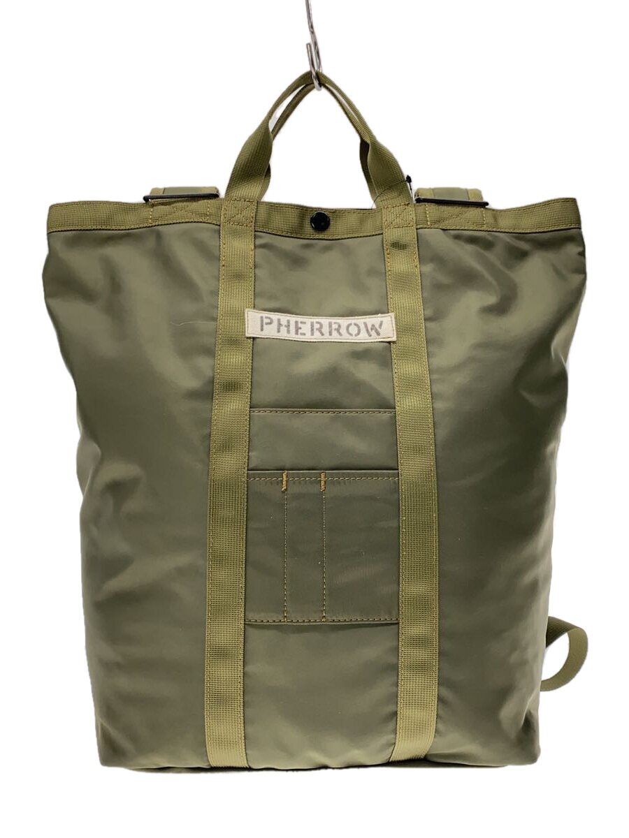 PHERROW’S(フェローズ) / トートバッグ/ナイロン/KHK/21S-PMRT1 | 中古品の販売・通販ならセカンドストリート