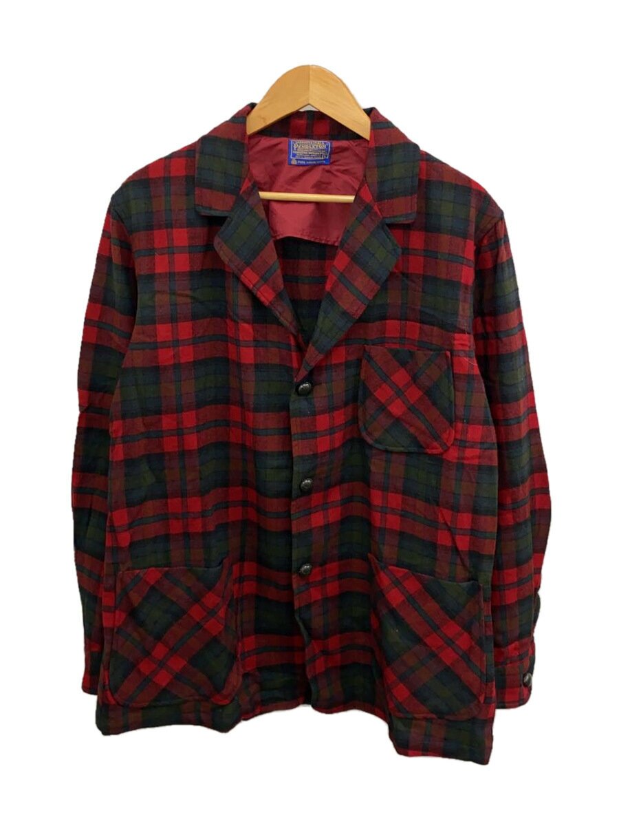 PENDLETON(ペンドルトン) / 60s～/クルミボタン/テーラードジャケット/L/ウール/RED/無地// | 古着の販売・通販ならセカンドストリート