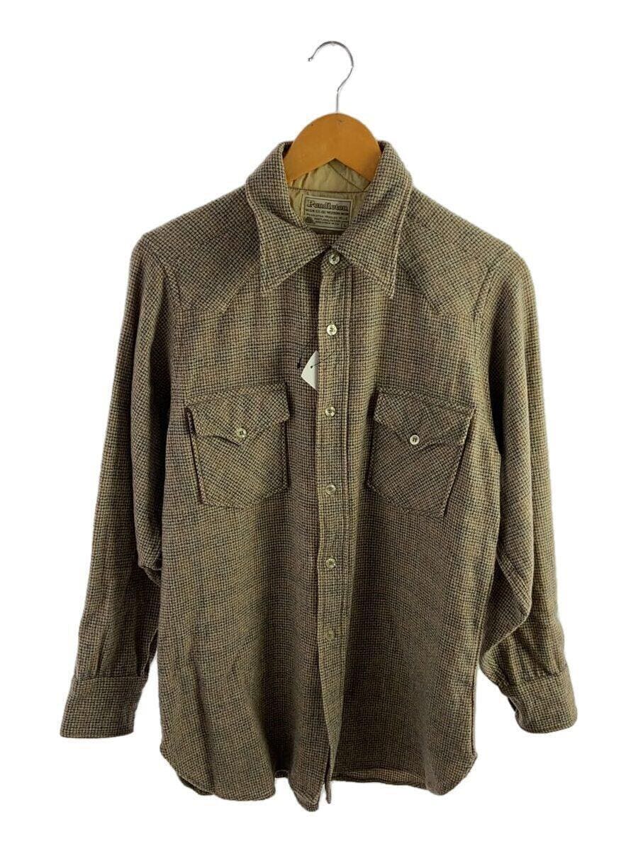PENDLETON(ペンドルトン) / 70s/白タグ/長袖シャツ/L/ウール/GRY | 古着の販売・通販ならセカンドストリート
