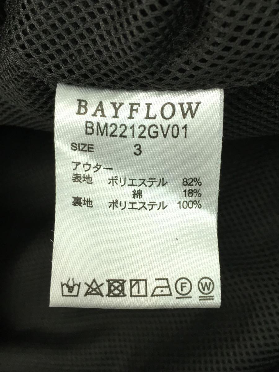 BAYFLOW(ベイフロー) / ブルゾン/3/ポリエステル/BLK/無地/BM2212GV01 | 古着の販売・通販ならセカンドストリート