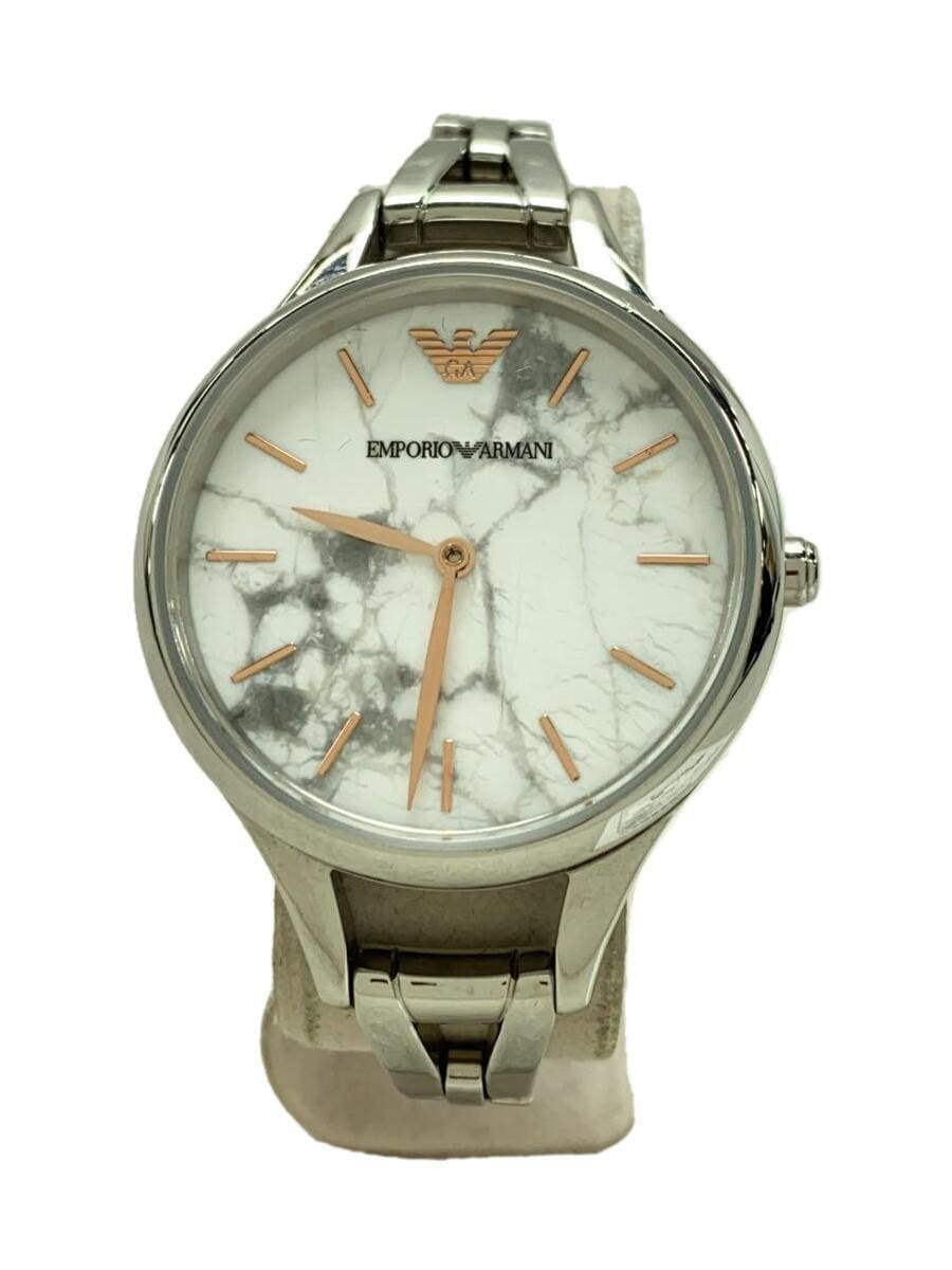 EMPORIO ARMANI(エンポリオアルマーニ) / クォーツ腕時計/アナログ/ステンレス/GRY/SLV/SS/AR11167 | 中古 ...