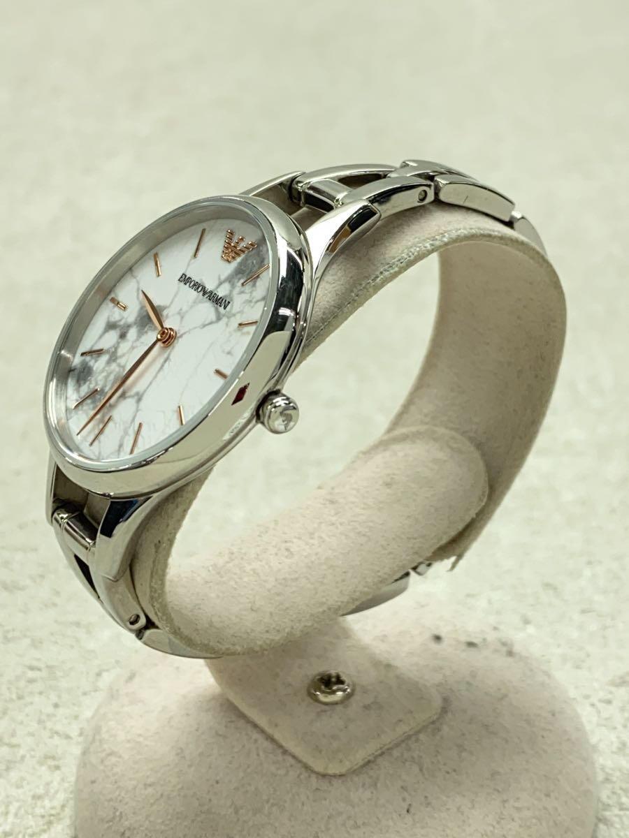 EMPORIO ARMANI(エンポリオアルマーニ) / クォーツ腕時計/アナログ/ステンレス/GRY/SLV/SS/AR11167 | 中古 ...