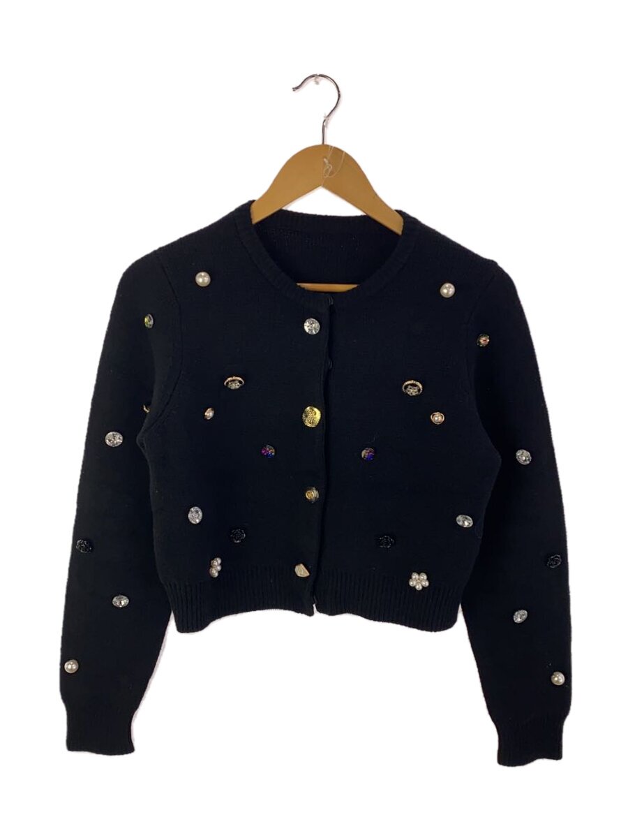 AMERI(アメリヴィンテージ) / TWINKLE BIJOU SHORT KNIT TOP/コットン/BLK/02320181330 | 古着の販売・通販ならセカンドストリート