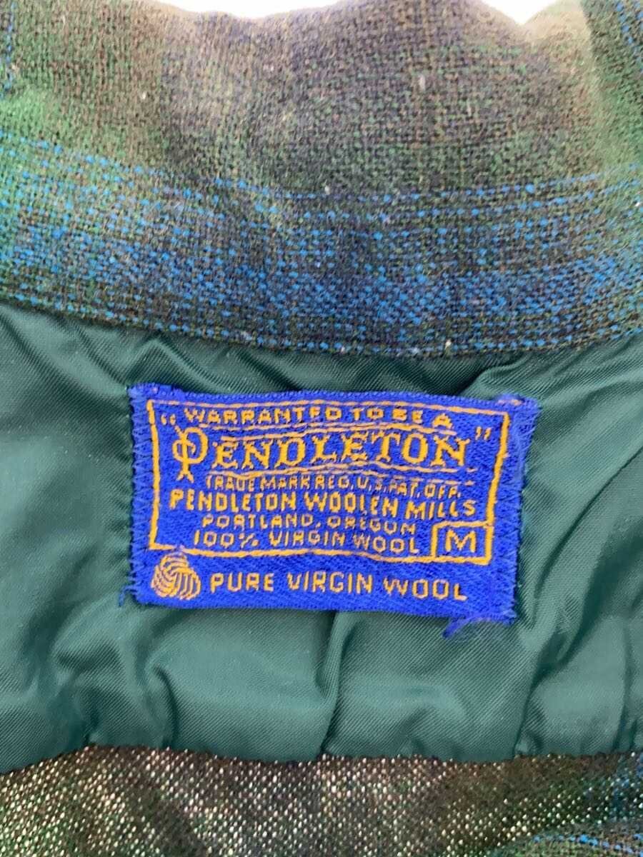 PENDLETON(ペンドルトン) / 60s/BOARD SHIRT/USA製/ネルシャツ/M/ウール/GRN/オンブレCK// | 古着の販売・通販ならセカンドストリート