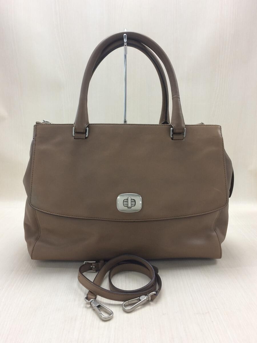 COACH(コーチ) / コーチ/ハンドバッグ/レザー/ブラウン/無地/A1371-23563 | 中古品の販売・通販ならセカンドストリート