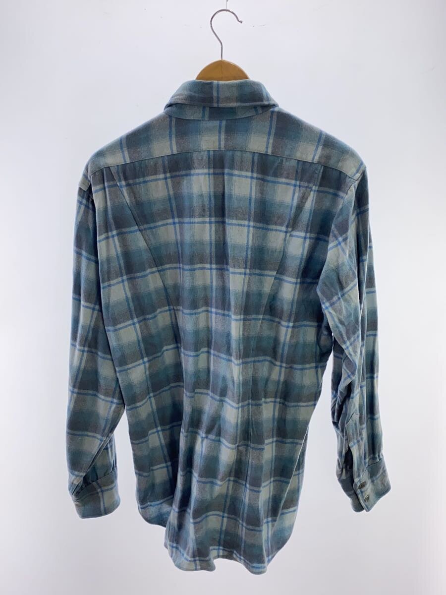 PENDLETON(ペンドルトン) / 70-80s/ウエスタンシャツ/長袖シャツ/L/ウール/BLU/オンブレCK | 古着の販売・通販ならセカンドストリート