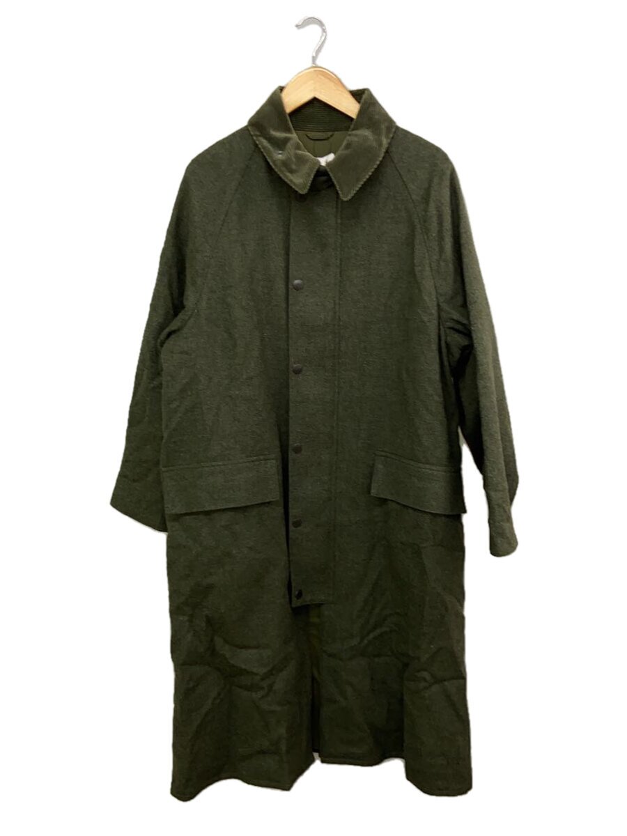 Barbour(バブアー) / BURGHLEY BY MALLALIEUS/ステンカラーコート/40/ウール/グリーン/2102025 ...