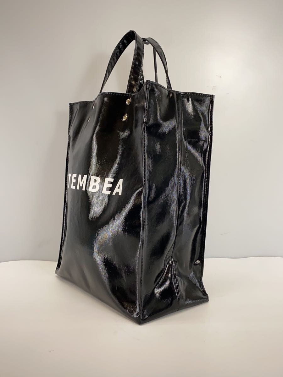 TEMBEA(テンベア) / paper tote/トートバッグ/PVC/BLK | 中古品の販売・通販ならセカンドストリート