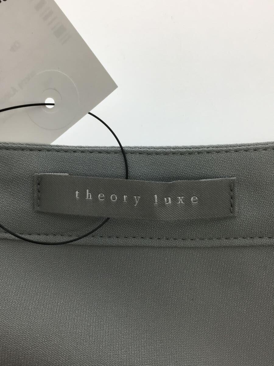 theory luxe(セオリーリュクス) / 22ss/Marvine Lilen/長袖ブラウス/40/ポリエステル/GRY/無地/03-2108200 | 古着の販売・通販ならセカンドストリート