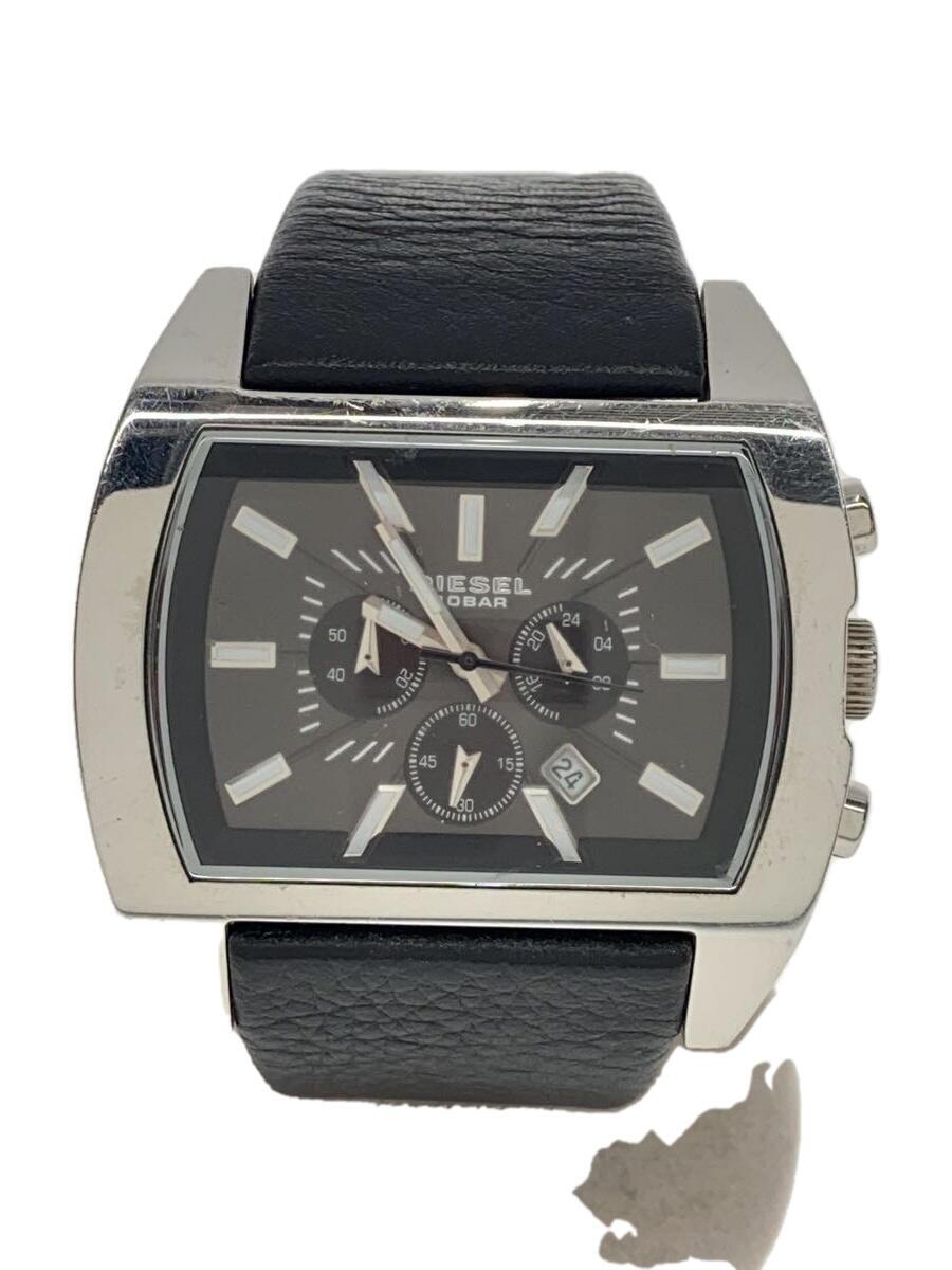 DIESEL([イリョウ/フクショク]ディーゼル) / 腕時計/アナログ/レザー/BLK/BLK/DZ－4140 | 中古品の販売・通販なら ...