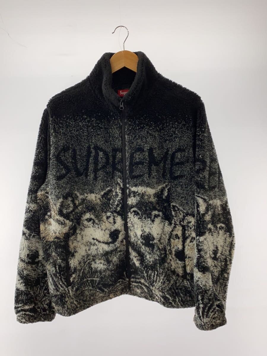 Supreme(シュプリーム) / Wolf Fleece Jacket/毛玉有/フリースジャケット/M/アクリル/BLK | 古着の販売 ...