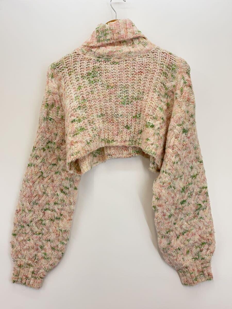 AMERI(アメリヴィンテージ) / UND 2WAY LOOP YARN SHORT KNIT/FREE/ポリエステル/PNK/総柄/22年モデル | 古着の販売・通販ならセカンドストリート