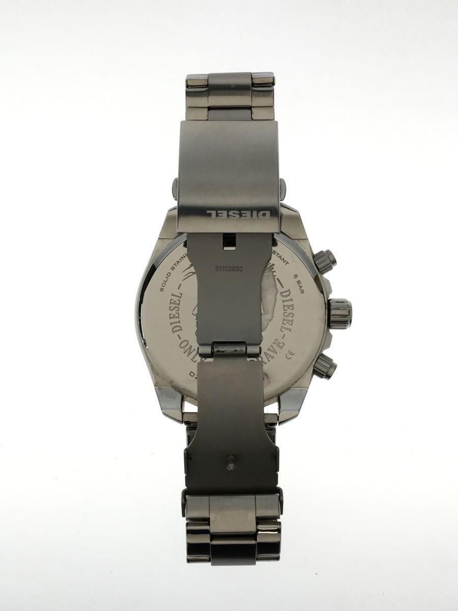 DIESEL([イリョウ/フクショク]ディーゼル) / クォーツ腕時計/アナログ/ステンレス/WHT/SLV/DZ-4473 | 中古品の販売 ...