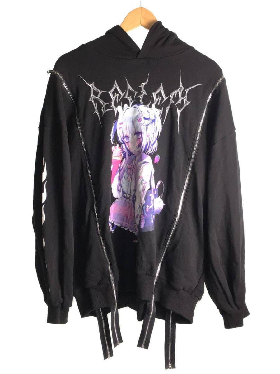 REFLEM(レフレム) / パーカー/FREE/コットン/BLK/プリント/4029100200/RF22-Z02 | 古着の販売・通販ならセカンドストリート