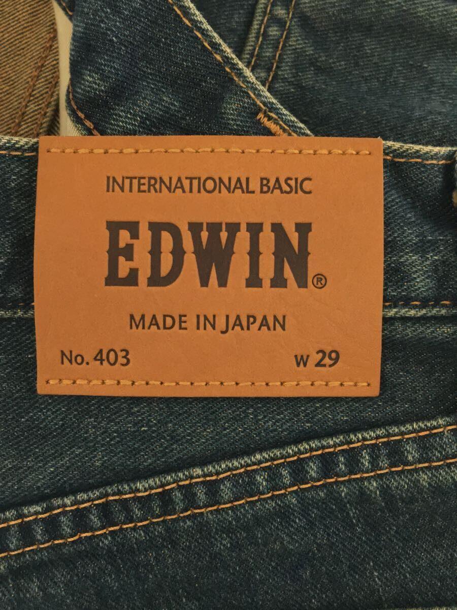 EDWIN(エドウィン) / ふつうのストレート/ストレートパンツ/29/コットン/IDG/E403-40/タグ付き | 古着の販売・通販ならセカンドストリート