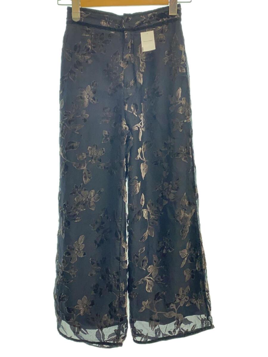 AMERI(アメリヴィンテージ) / UNDRESSED LUNA OPAL WIDE PANTS/S/レーヨン/BLK/総柄/020208303 | 古着の販売・通販ならセカンドストリート
