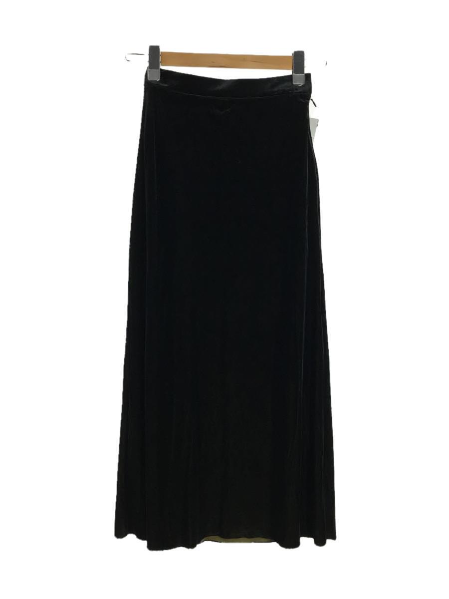AMERI(アメリヴィンテージ) / 21AW/CHAMBRAY VELOUR SKIRT/ロングスカート/M/ポリエステル/GRN | 古着の販売・通販ならセカンドストリート
